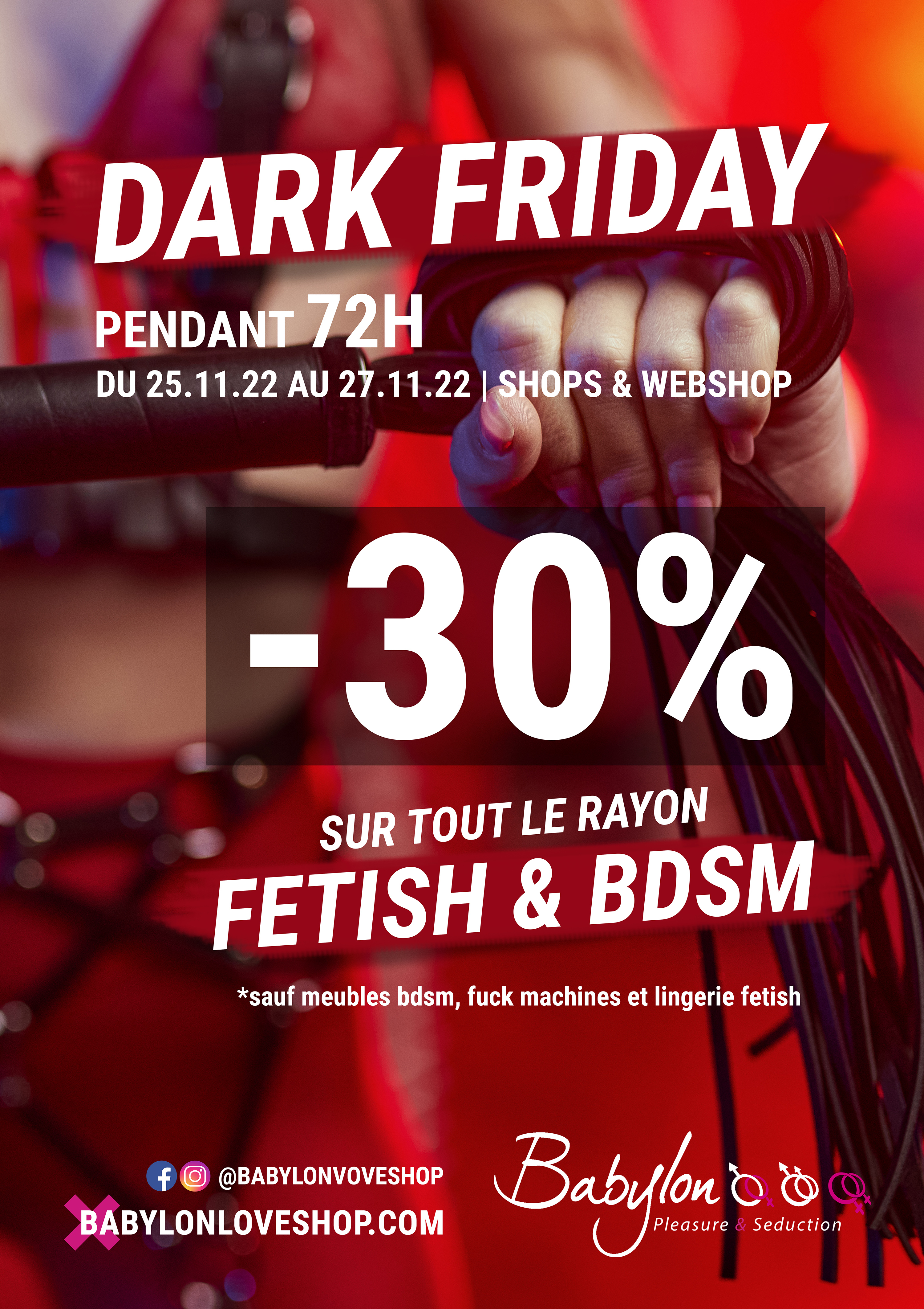 Communiqué de presse : Babylon Loveshop transforme le Black Friday en Dark Friday